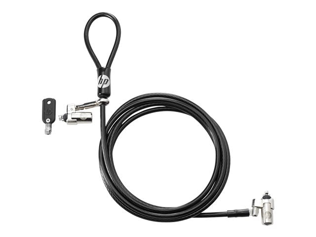 HP Dual Head Keyed - security cable lock | docks4u